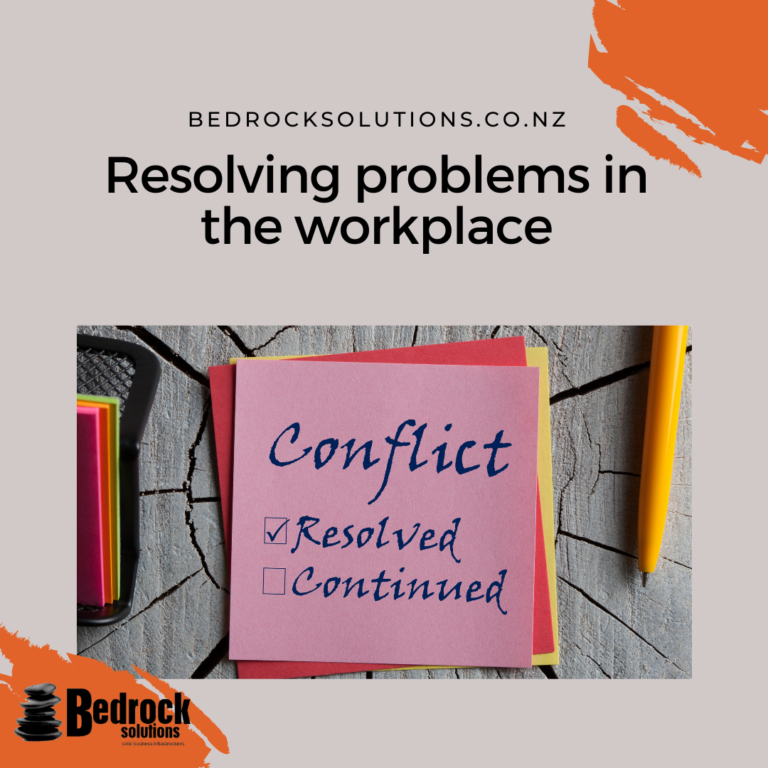Resolving Problems in the Workplace - Bedrock Solutions
